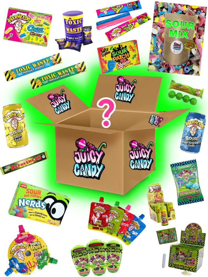 Candy Mystery Box | Süßigkeiten Box aus aller Welt – JUICY CANDY